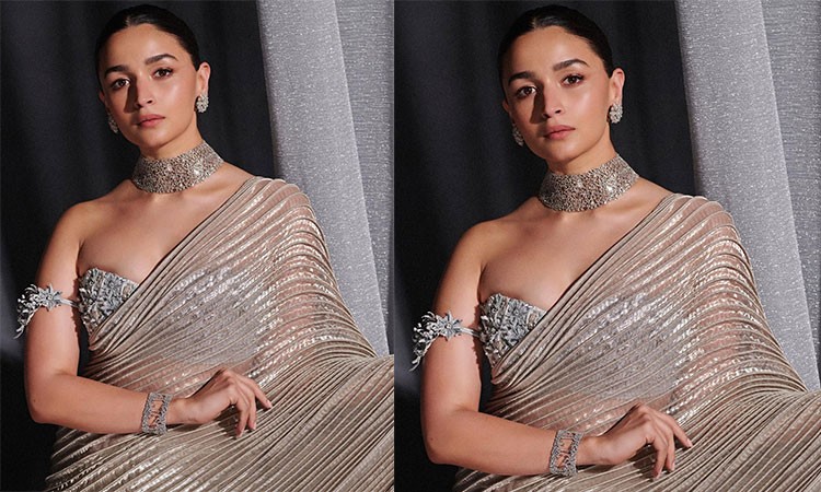 Alia Bhatt's stunning black off-shoulder gown sends social media into a frenzy