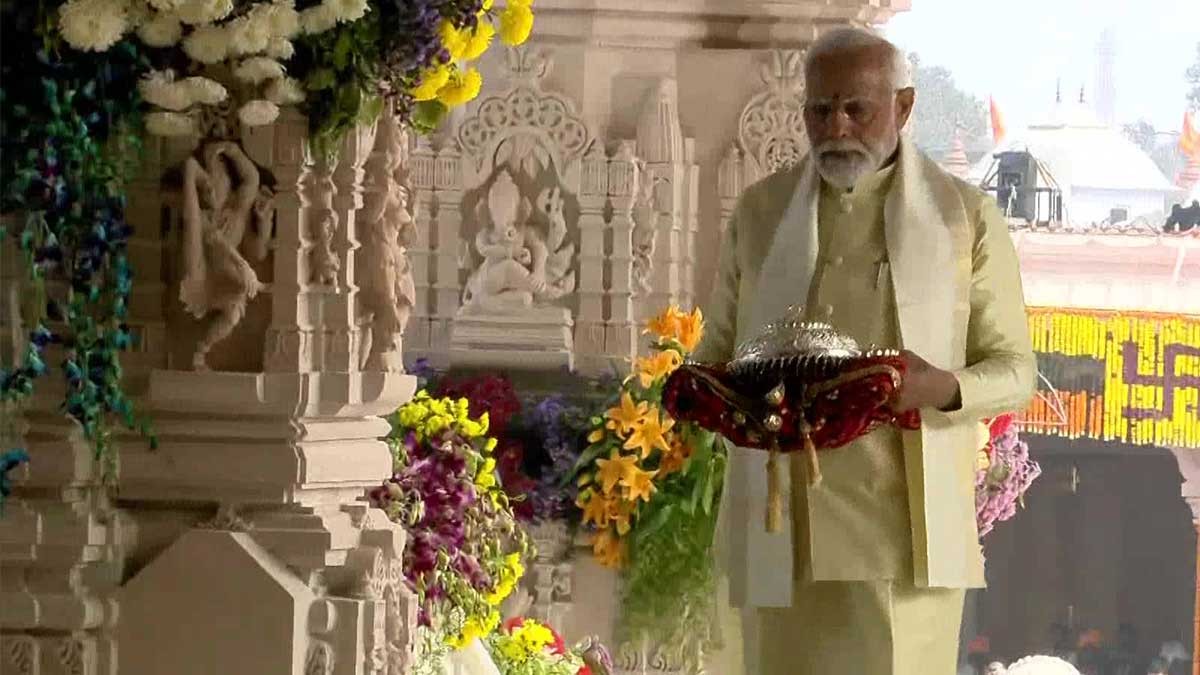 PM Modi Inaugurates Grand Ram Temple at Ayodhya