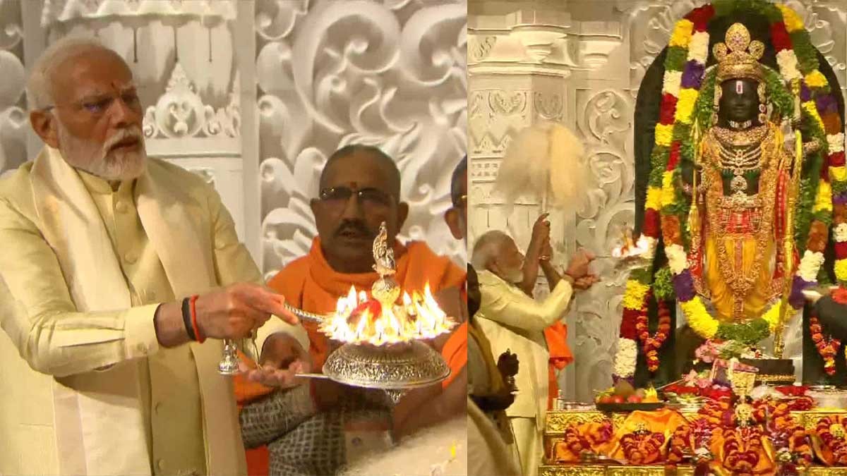 PM Modi Inaugurates Grand Ram Temple at Ayodhya