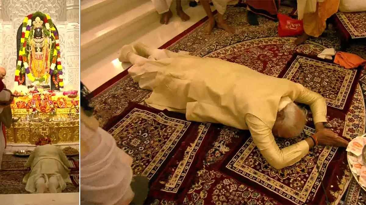 PM Modi Inaugurates Grand Ram Temple at Ayodhya