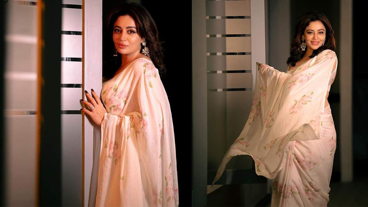 Neha Pendse Flaunts Her Curves in Pink Polka Dot Maxi