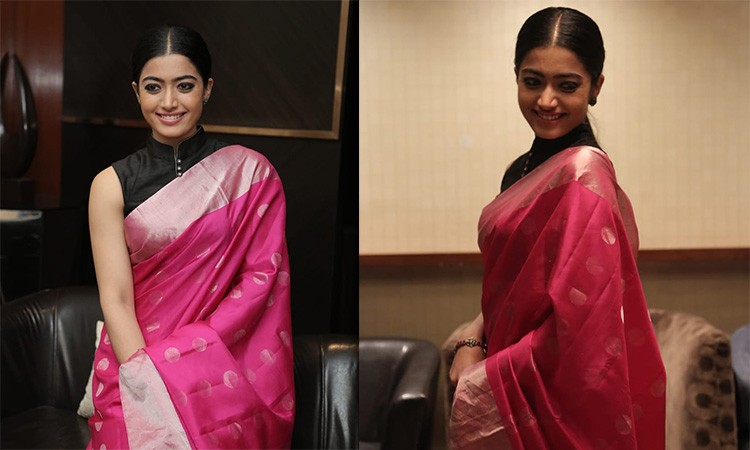 Top 10 saree-looks of Rashmika Mandana