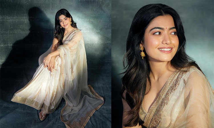 Top 10 saree-looks of Rashmika Mandana