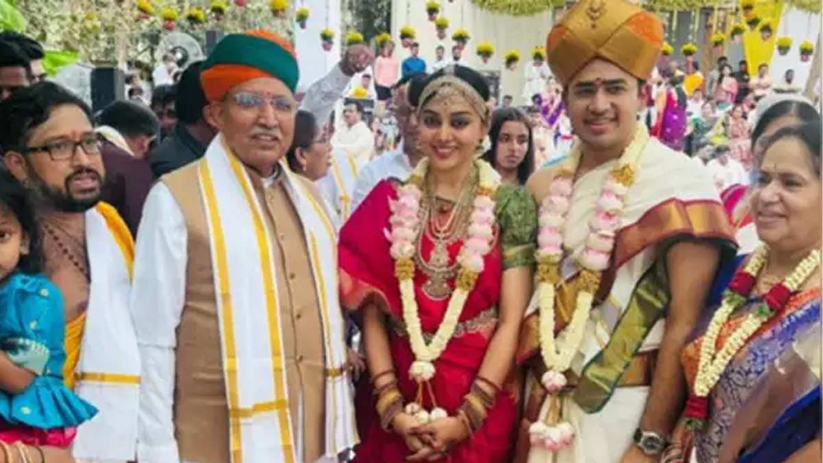 Wedding Pics: BJP MP Tejasvi Surya and Sivasri Skandaprasad