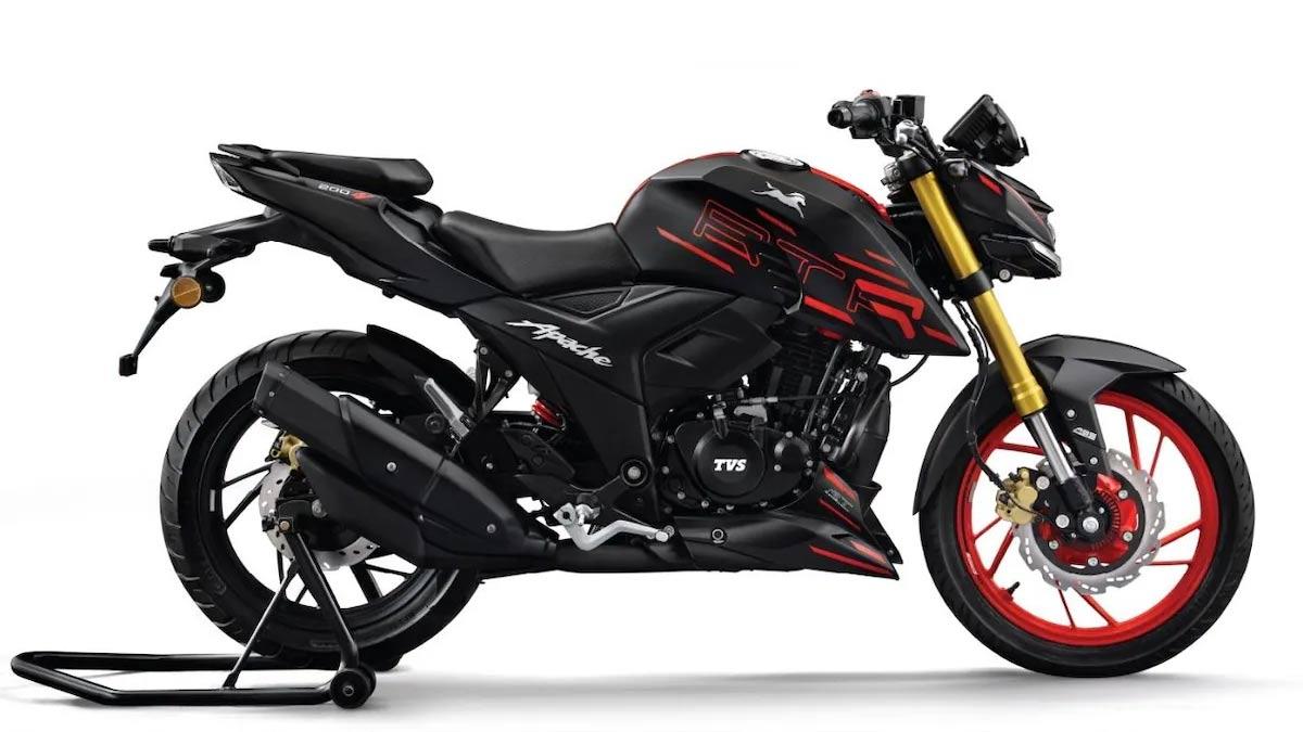 TVS Launches Top Variants of Apache RTR 160 4V and RTR 200 4V: Price ...