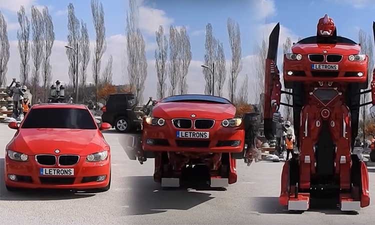 BMW 3 Series: A car that turns into Transformer