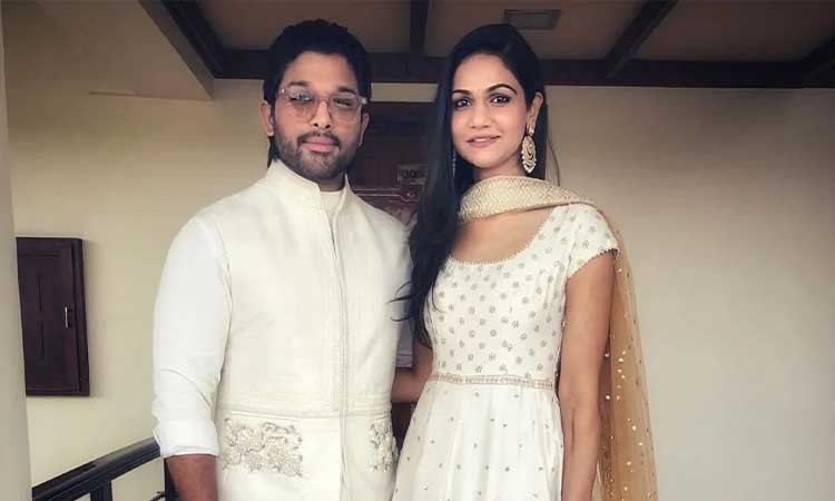Adorable pics: Allu Arjun and Sneha Reddy