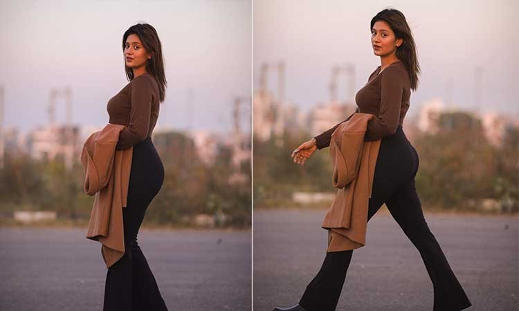 Anjali Arora oozes oomph in body-hugging dress with plunging neckline