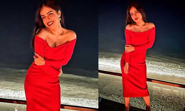 Neha Malik flaunts her curves in white bikini