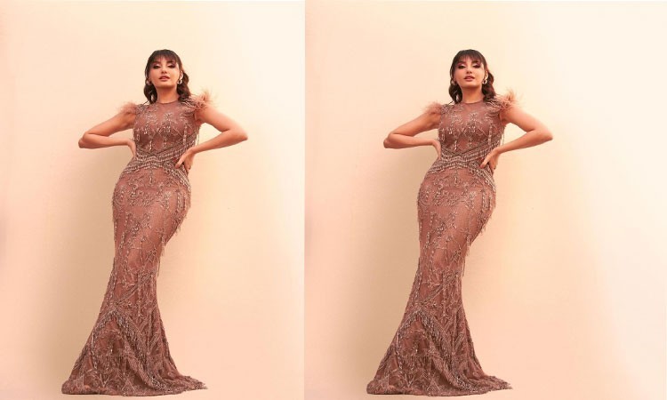 Nora Fatehi flaunts her curves in racy jumpsuit with stonework all ...