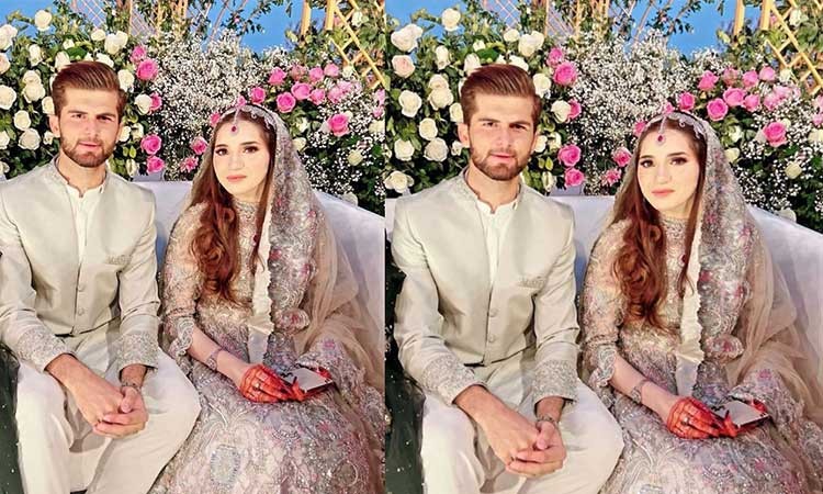 Wedding Pics: Shaheen Shah Afridi and Ansha Afridi