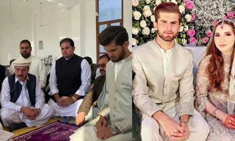 Wedding Pics: Shaheen Shah Afridi and Ansha Afridi