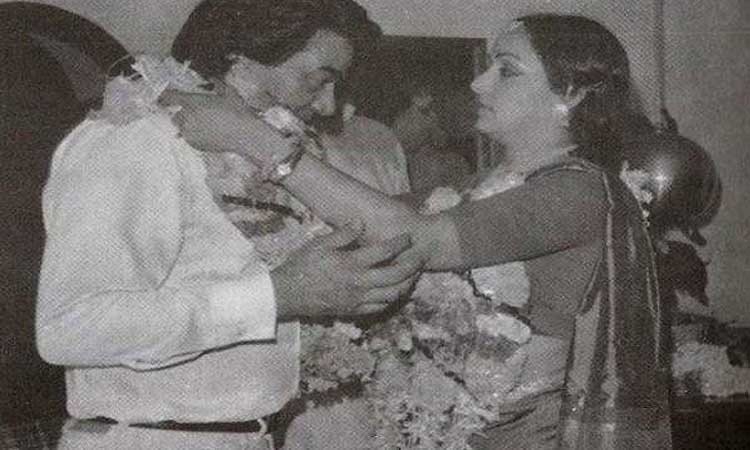 Wedding pics : Dharmendra and Hema Malini