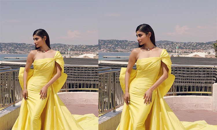 Mesmerizing in Yellow: Mouni Roy elevates the glamour quotient