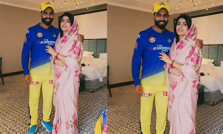 Adorable Pics: Ravindra Jadeja hugs wife Rivaba after CSK's memorable victory in IPL 2023 final