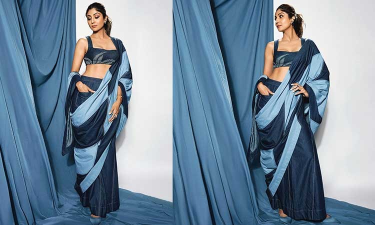 Shilpa Shetty flaunts her curves in shimmery mermaid skirt and sequined ...