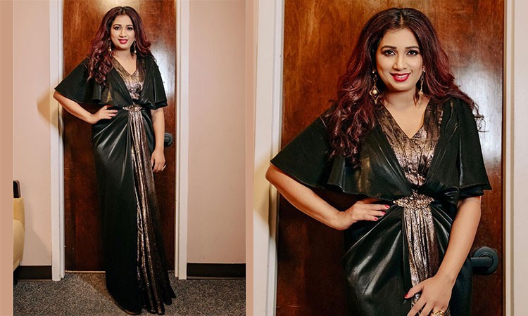 Graceful Glamour: Shreya Ghosal looks adorable in serene white gown