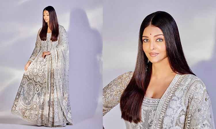 Aishwarya Rai radiates timeless elegance in classic black embroidered ...