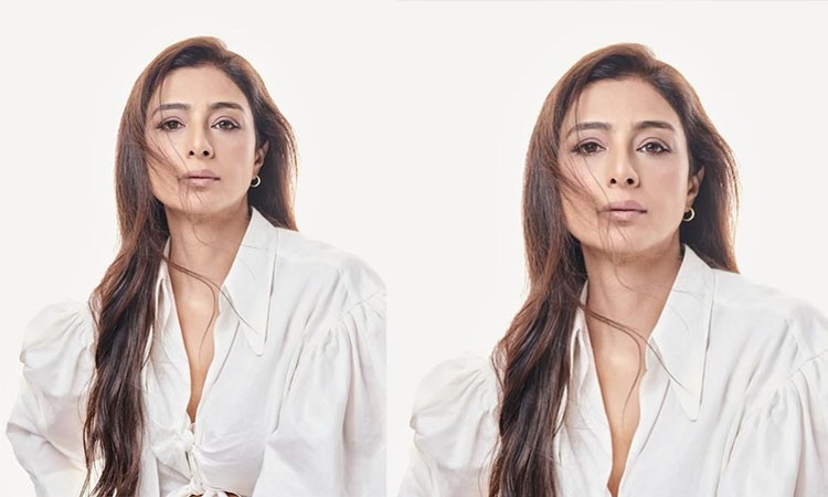 Tabu's gorgeous white wrap dress steals the show